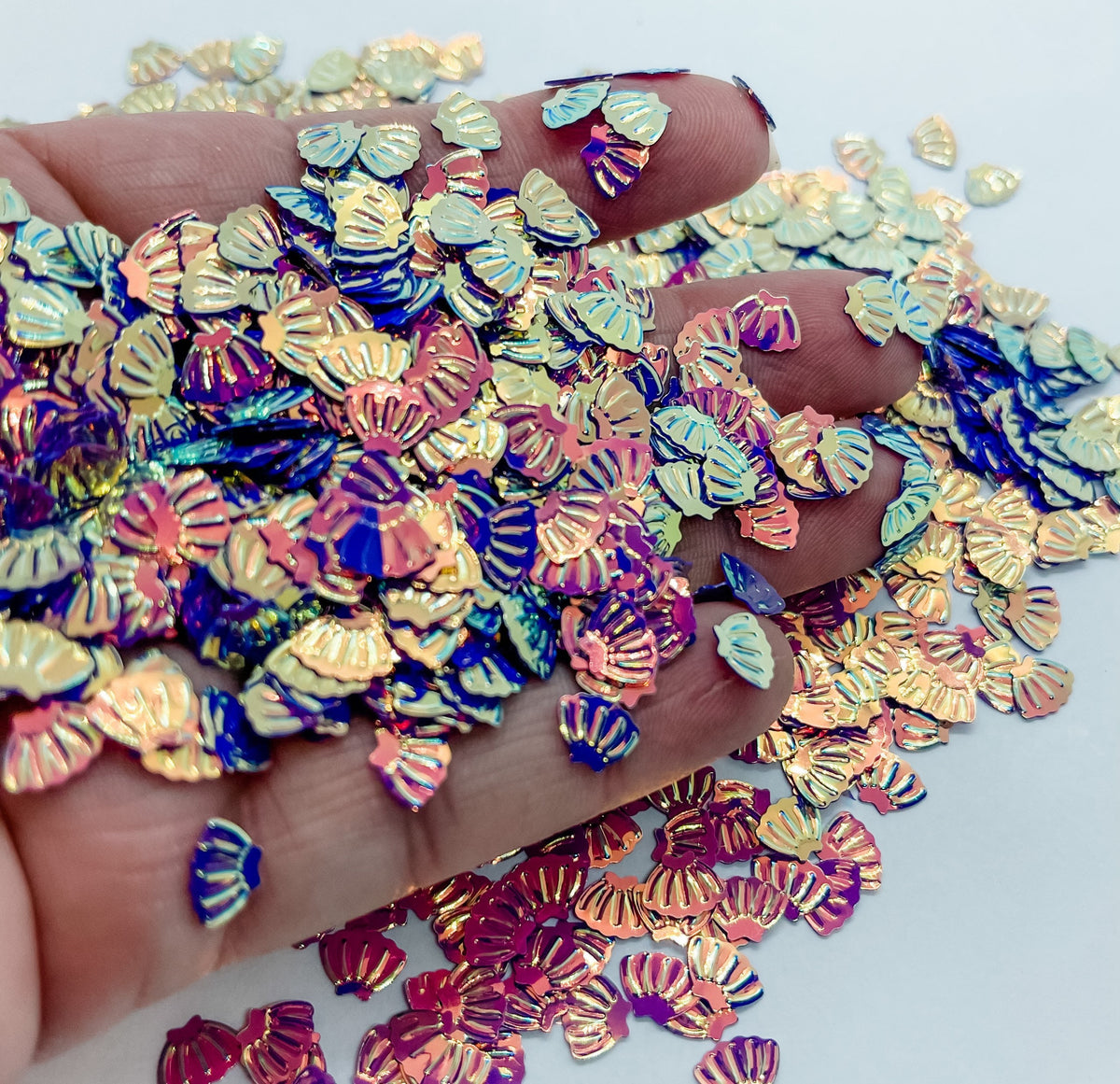 Golden Purple Shell Glitter C5-3-4 – Crystal Bay Supplies