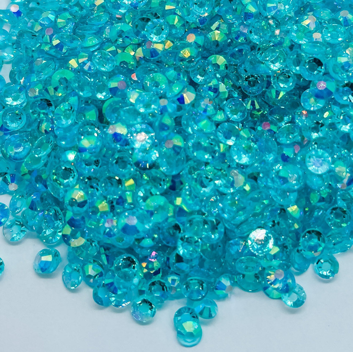 Translucent Teal AB Jelly Stone – Crystal Bay Supplies
